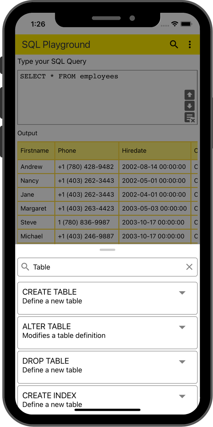 SQL Play - Best App to Learn & Practice SQL